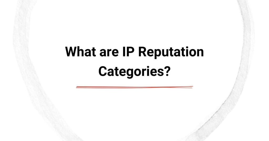What are IP Reputation Categories?